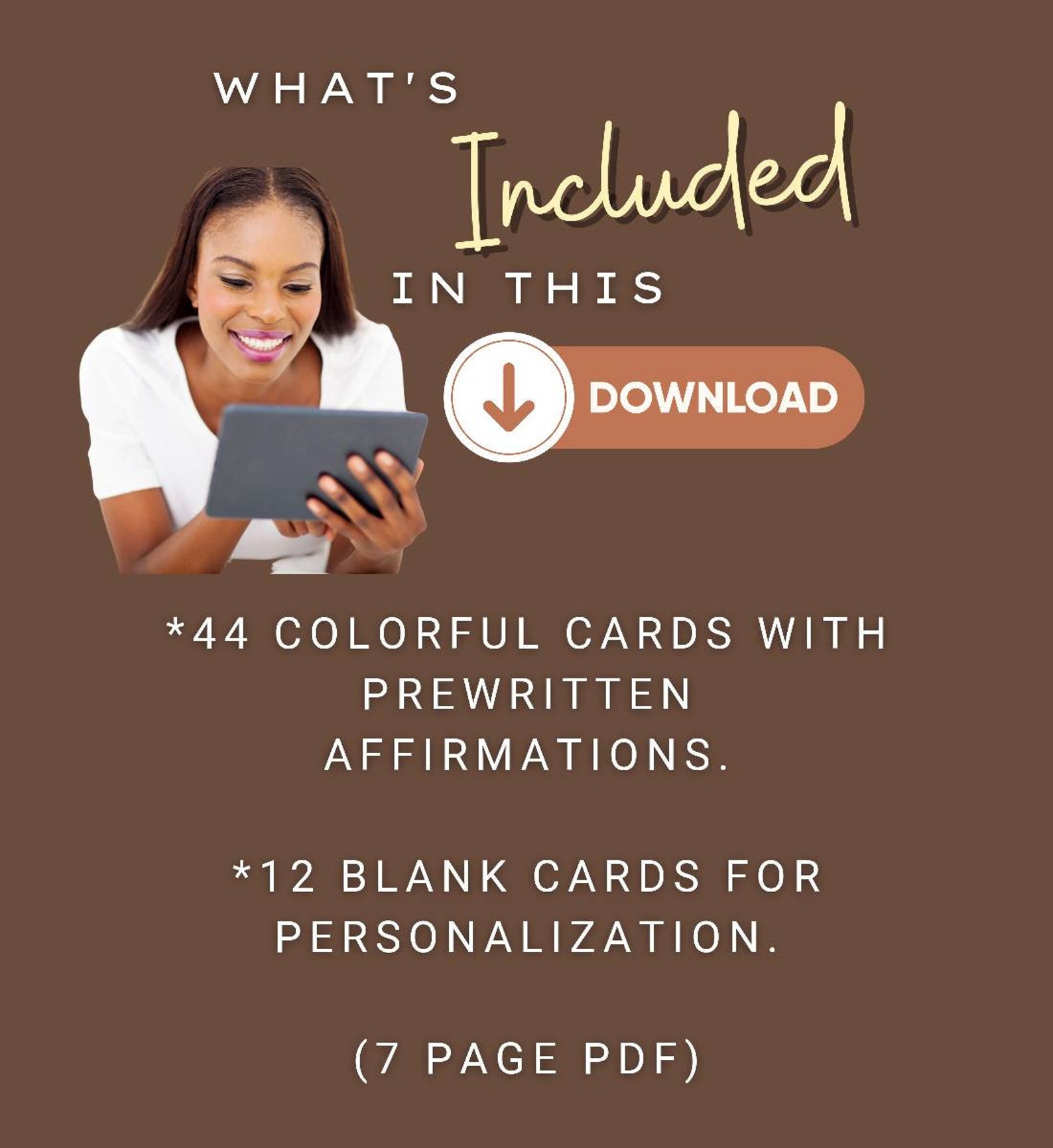 Black Girl Affirmation Cards Printable, Black Girl Empowerment Cards ...
