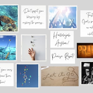 Printable Vision Board Quotes Christian Bible Verse Vision Board ...