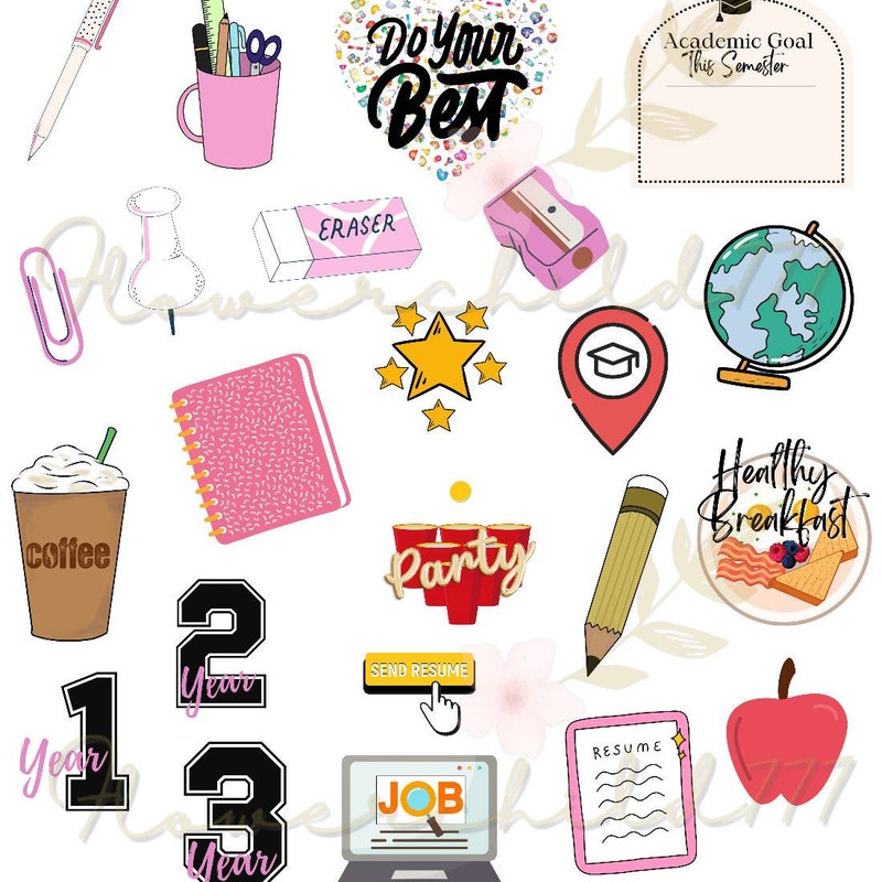Student Planner Stickers - Etsy