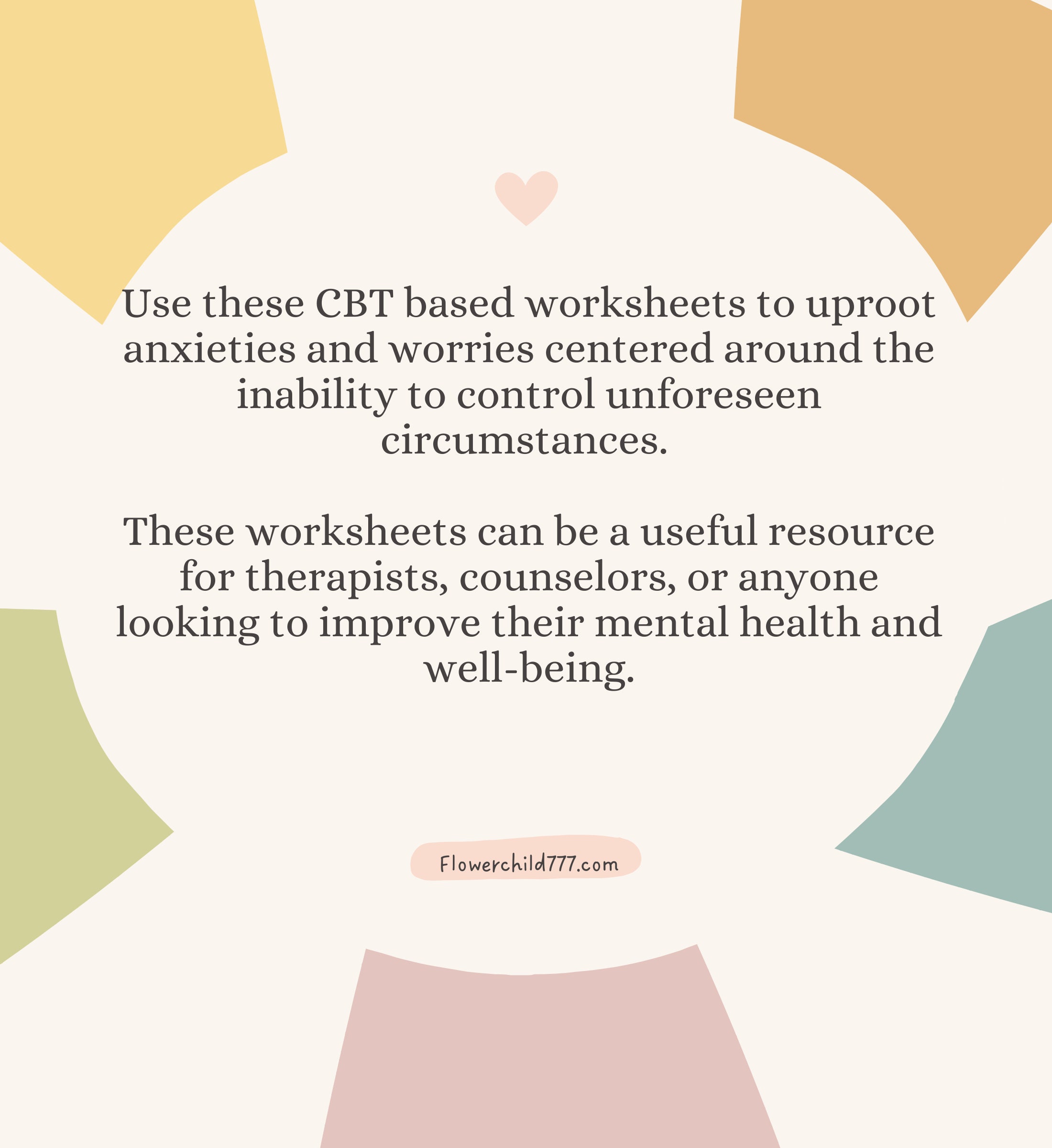 Circle of Control Worksheet, Printable Circle of Control Pdf, Anxiety ...