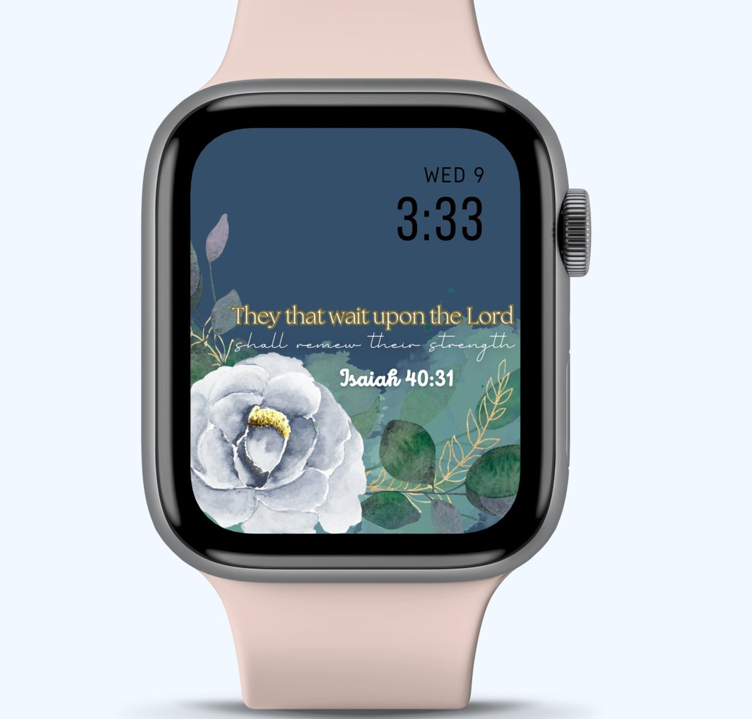 Christian Apple Watch Face Wallpaper, Digital Watch Face, Faith Png ...