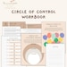 What I Can Control Circle of Control Worksheets Cognitive Distortion ...
