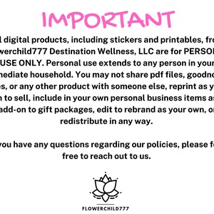 Mental Health Calm Mindfulness Planner Stickers, Motivational Png ...