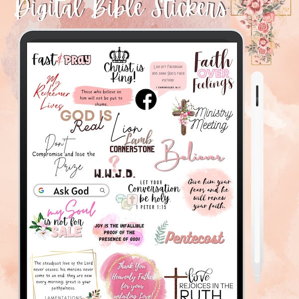 Christian Scripture Stickers - Etsy