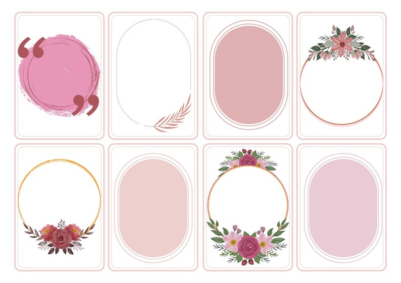 Editable DIY Affirmation Cards, Blank Printable Affirmation Cards ...