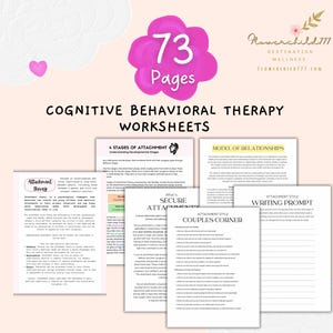 Printable Attachment Theory Worksheets, 4 Attachment Styles Pdf ...