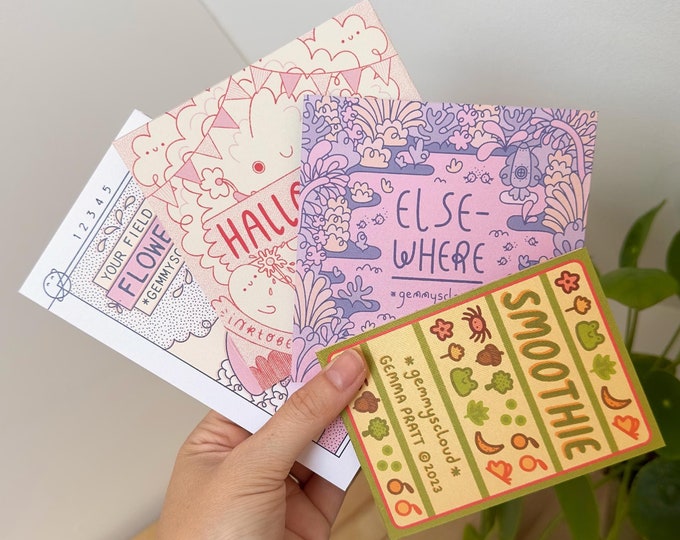 Zine Bundle – 4 Zines, Concertina Comics, Illustration, Zines, Comics ...