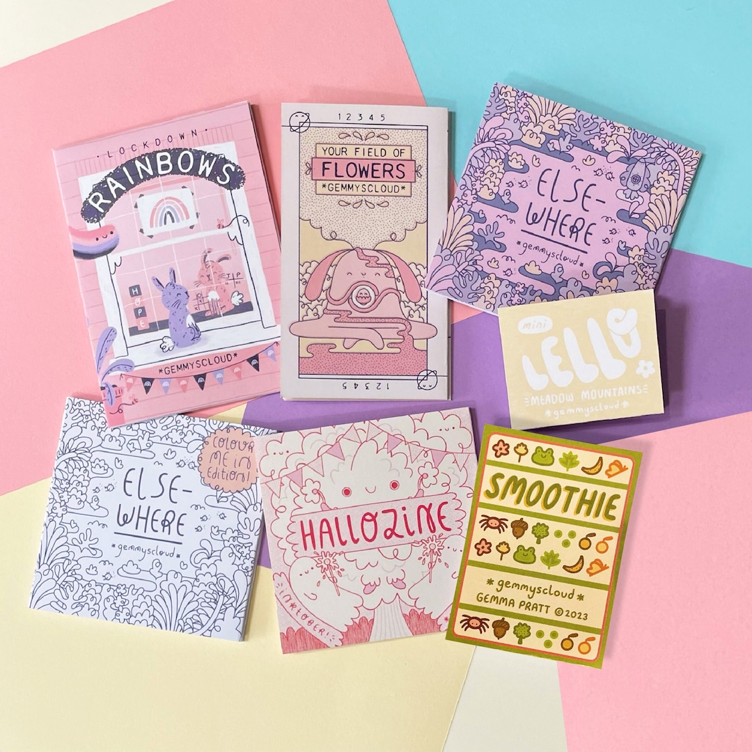 Mega Zine Bundle – 7 Zines, Concertina Comic, Poster Zine, Comic ...