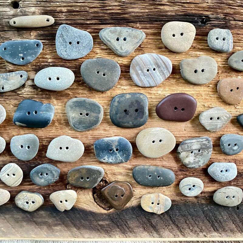 Stone Buttons - Etsy