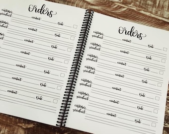 Limited Edition Order Book Pink Order Book Pink and Gold - Etsy