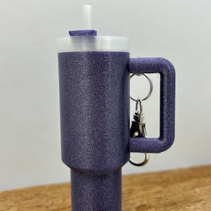 Mini Stanley Inspired Tumbler Cup Keychain -backpack Clip - Holds ...