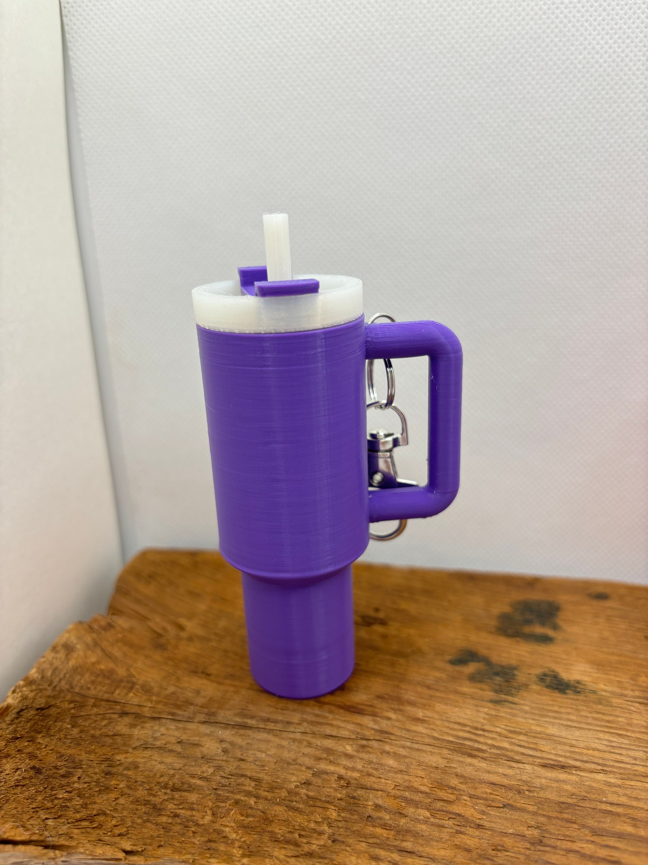 Mini Stanley Inspired Tumbler Cup Keychain -backpack Clip - Holds ...