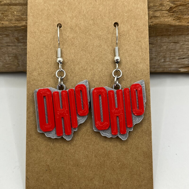 Ohio State Earrings - Etsy
