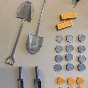 Metal Detecting Treasure Hunt Custom 3D Printed Cake Decorating Kit Fun ...