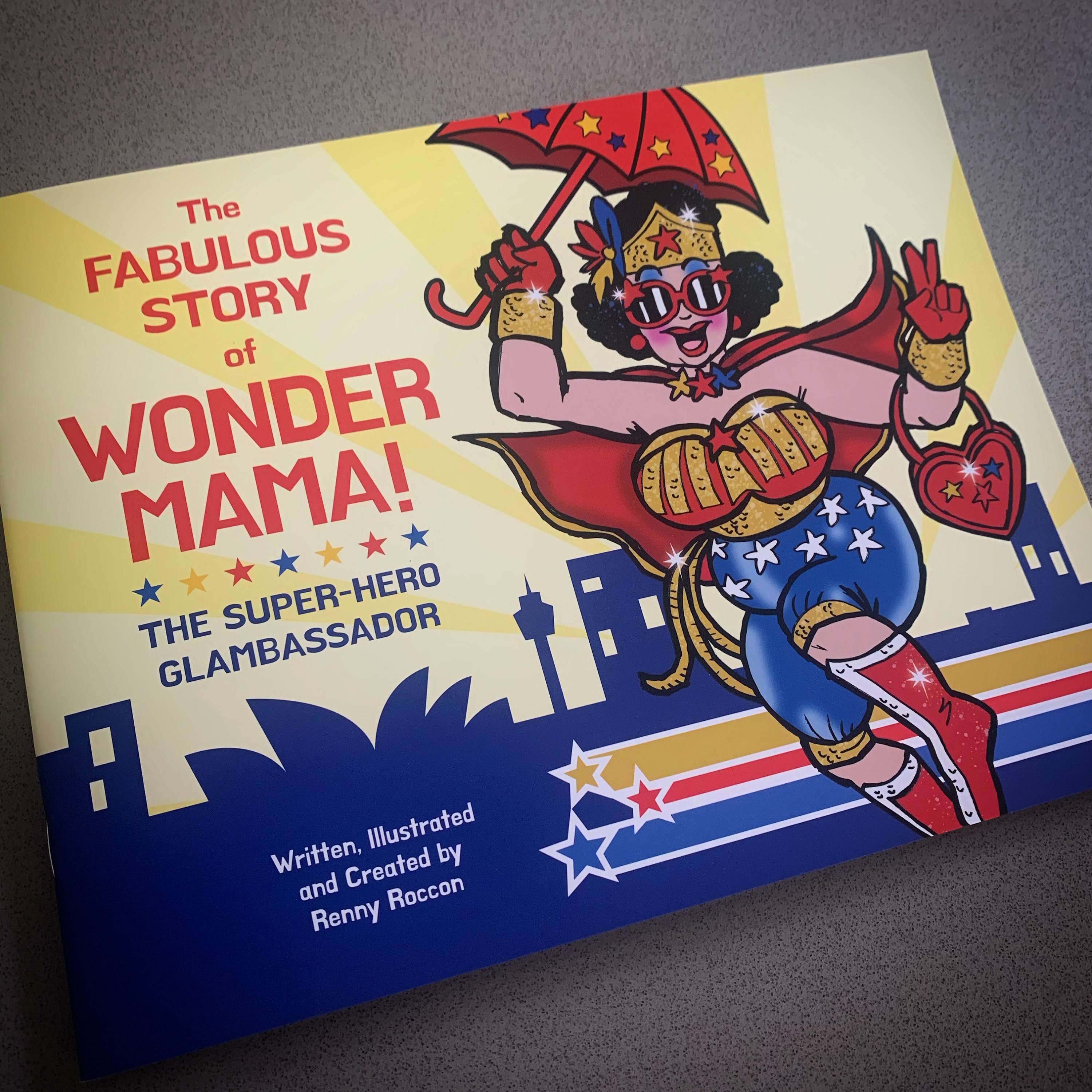 The Fabulous Story of Wonder Mama signed Illustrated Story | Etsy