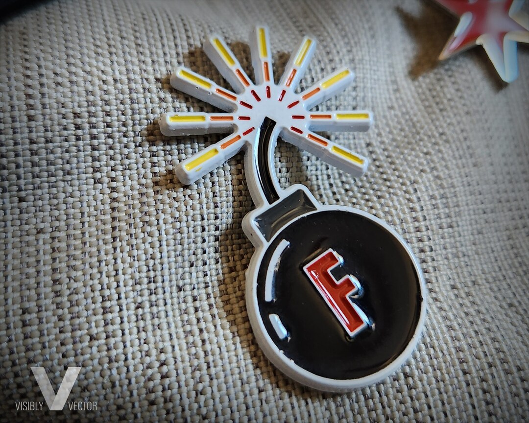 F Bomb Enamel Pin - Etsy