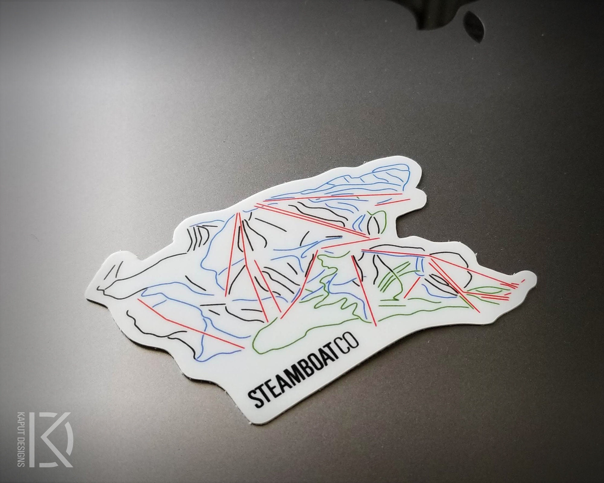 Steamboat Trail Map Sticker - Etsy