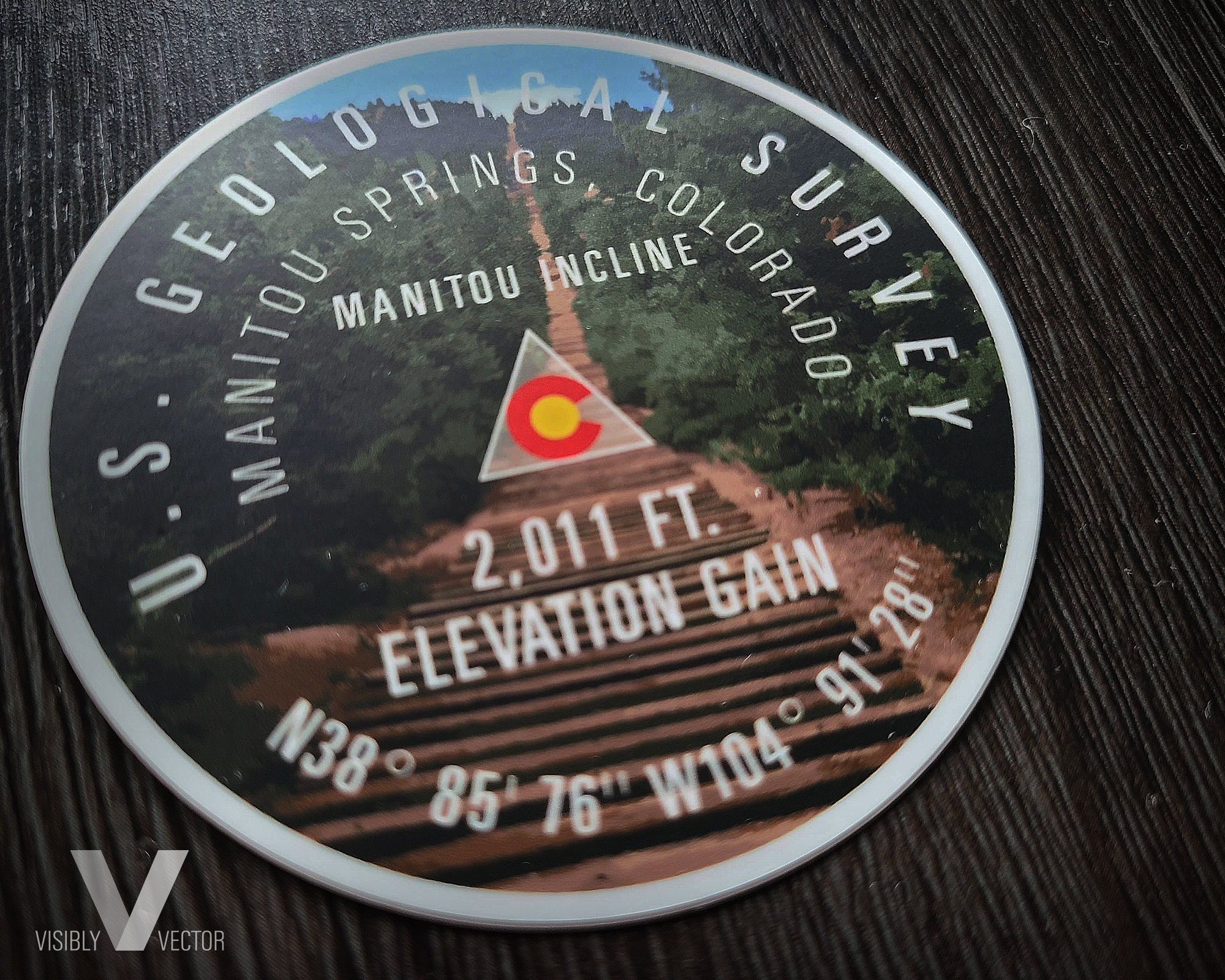 Manitou Incline Sticker Colorado - Etsy