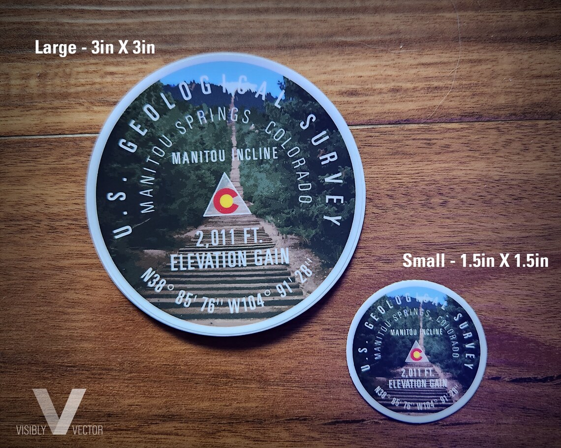 Manitou Incline Sticker Colorado - Etsy