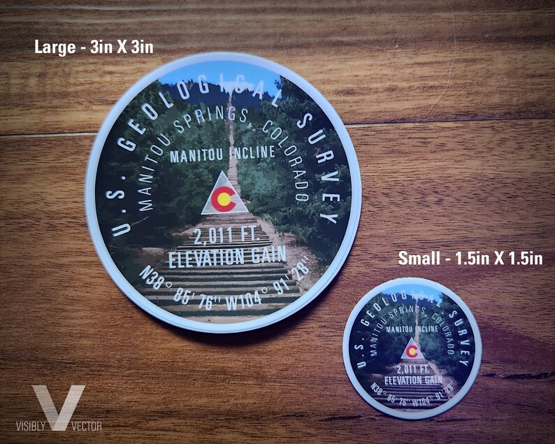 Manitou Incline Sticker Colorado - Etsy