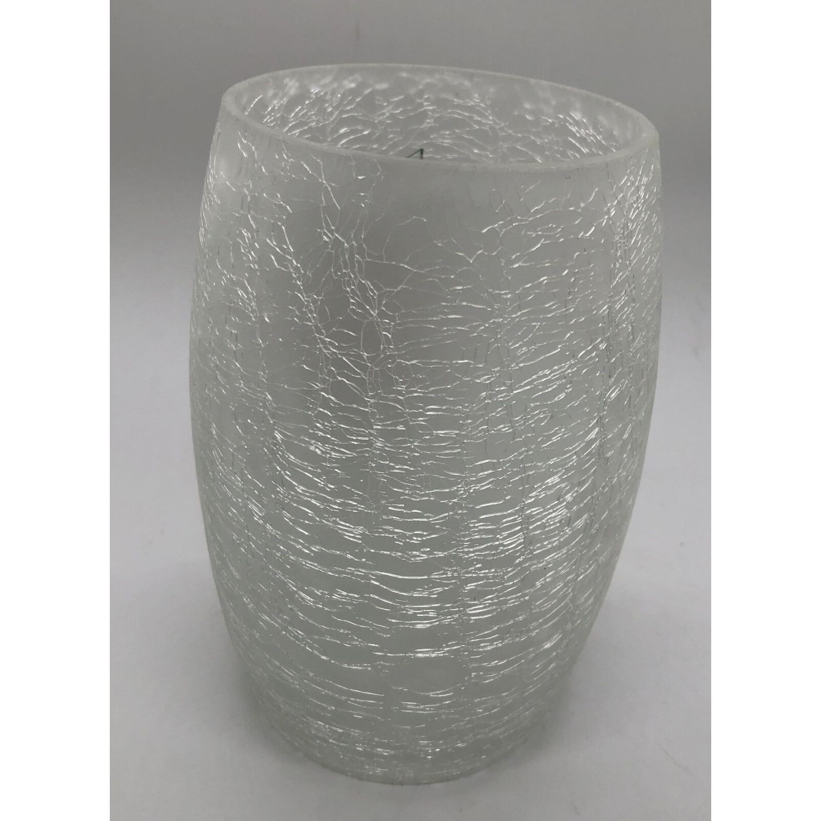 Ganz Crackle Glass Cardinal Holly Christmas Holiday Jar 6" Candle ...