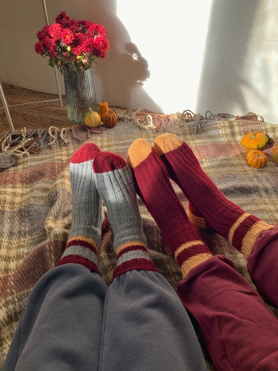 Warm Winter Cozy Socks Knitted Socks Unisex Socks Handmade - Etsy