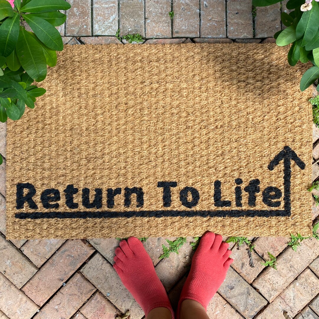 Return to Life Pilates Welcome Mat Joseph Pilates Joe - Etsy