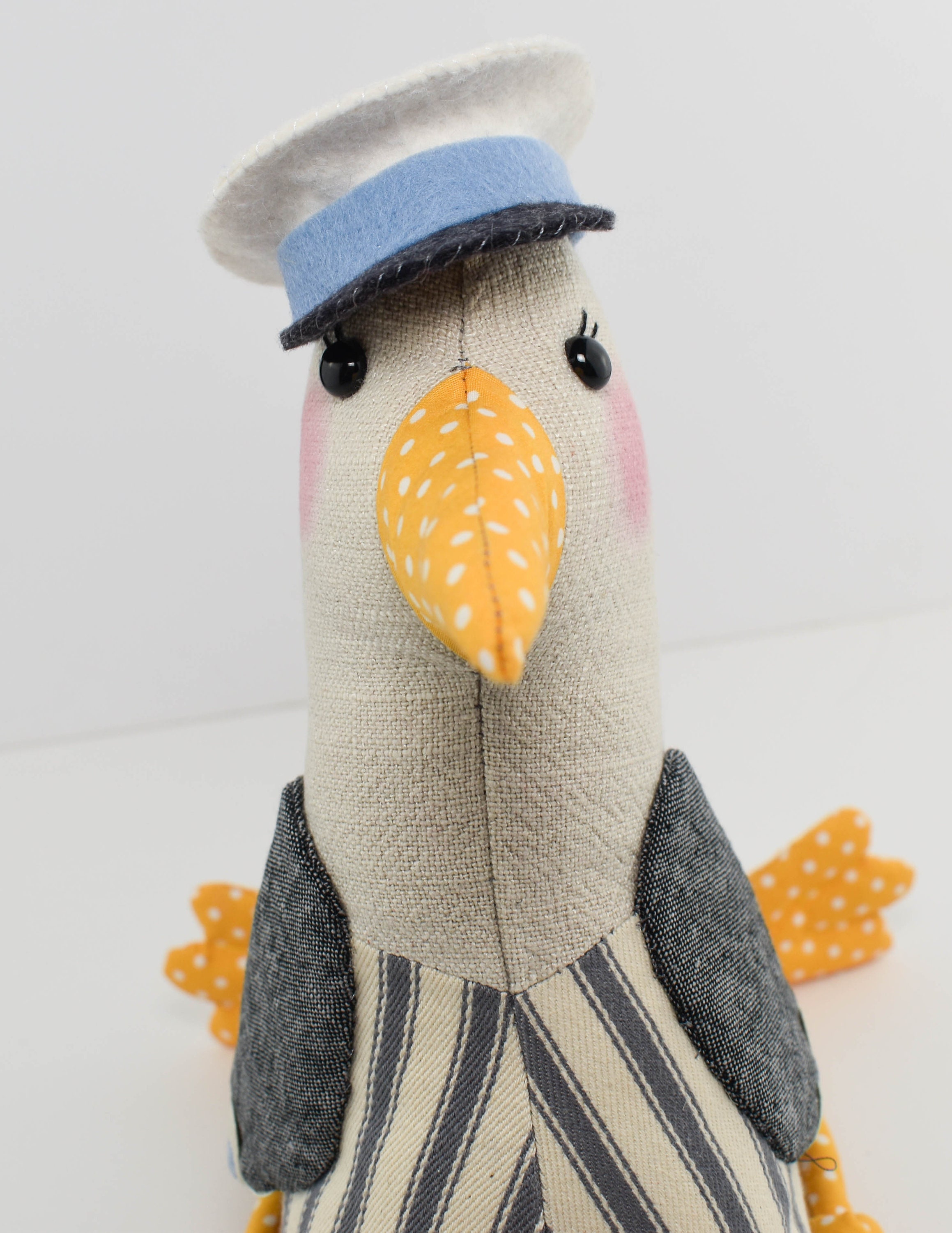 Captain Chips Seagull Soft Toy Pattern | Etsy