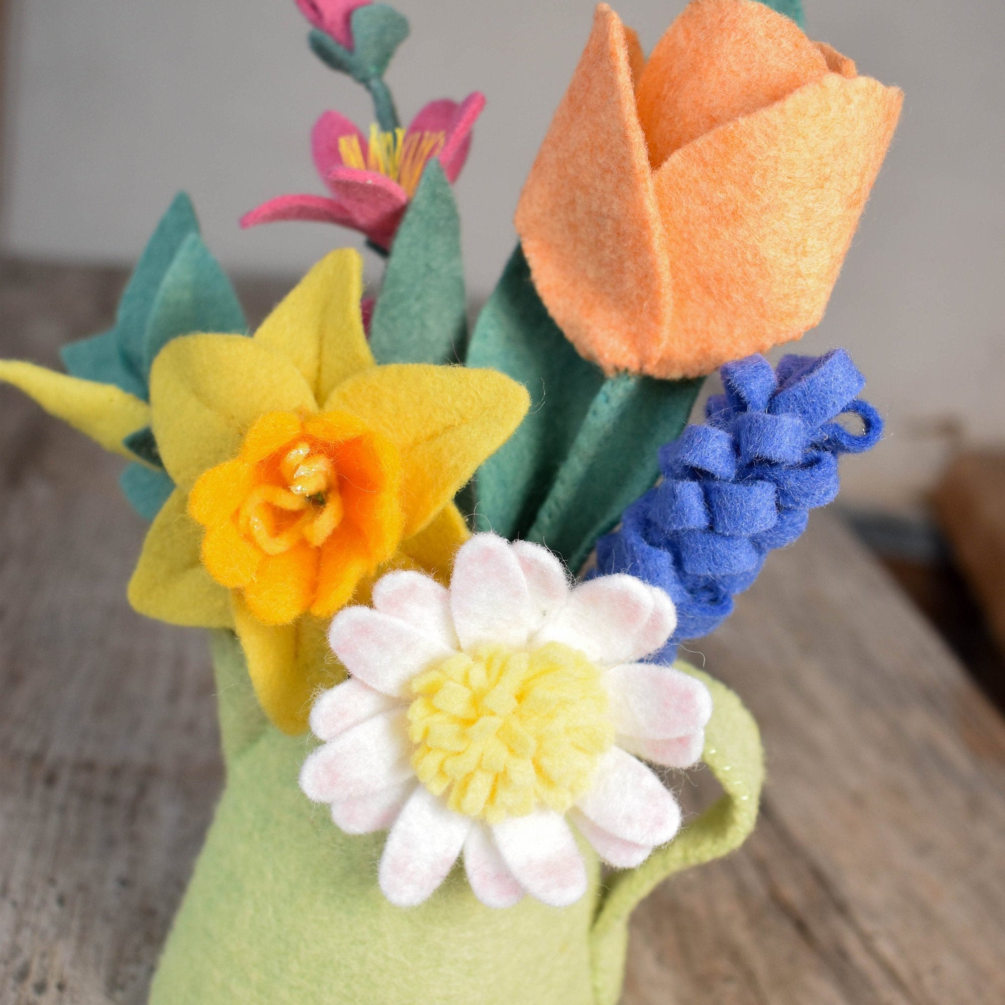 Spring Blooms Felt Flower Sewing Pattern | Etsy