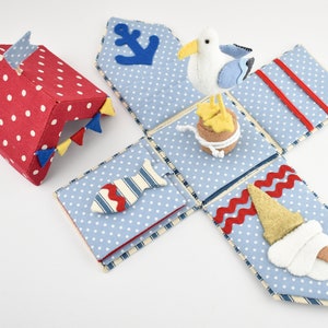 Bursting Beach Hut Box Sewing Pattern - Stitch an Adorable Sewing Box With Ingenious Seaside ...