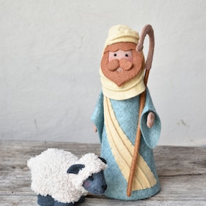 While Shepherds Watch - Felt Sewing Pattern | Felt Nativity | Christmas ...