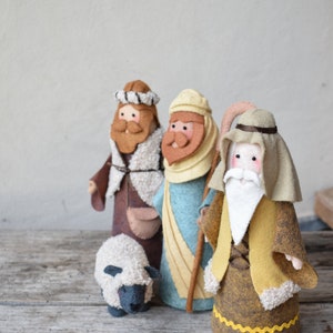 While Shepherds Watch - PDF Sewing Pattern | SVG Files | Felt Nativity ...