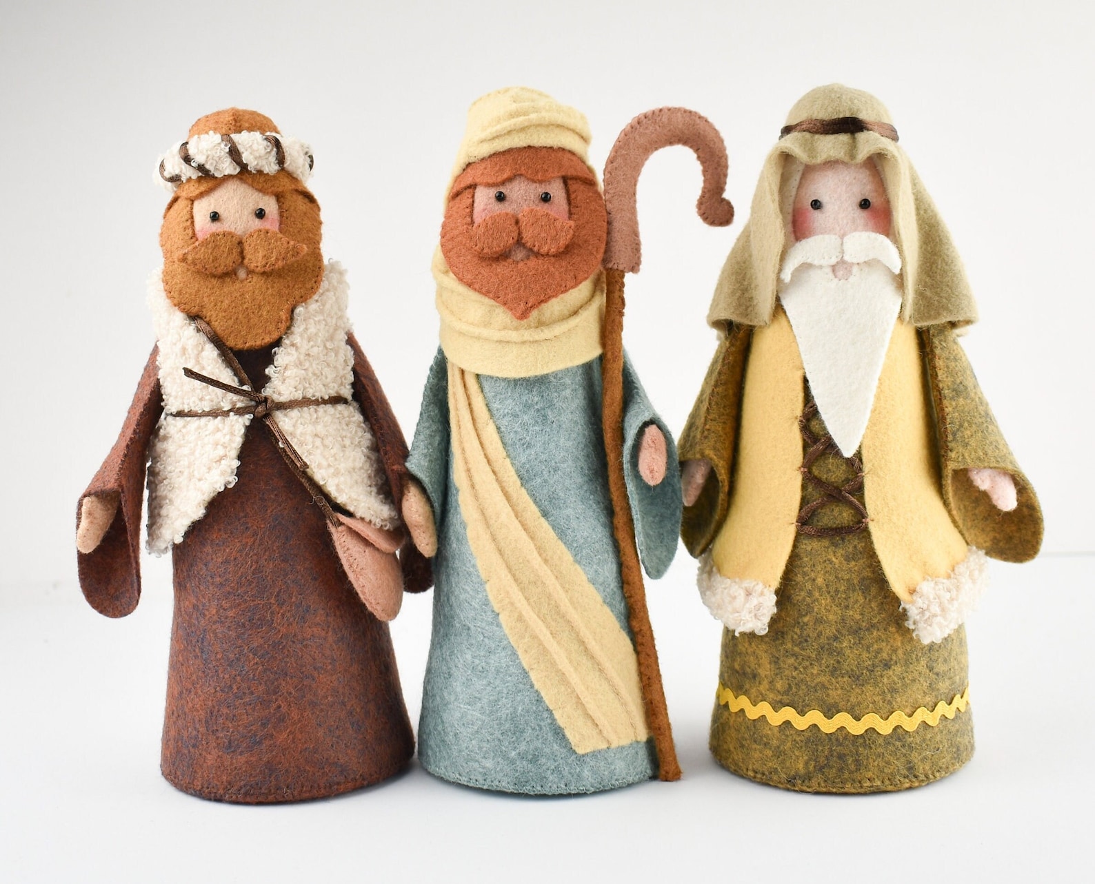 While Shepherds Watch - PDF Sewing Pattern | SVG Files | Felt Nativity ...