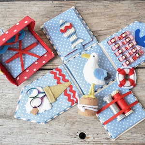 Bursting Beach Hut Box Sewing Pattern - Stitch an Adorable Sewing Box ...