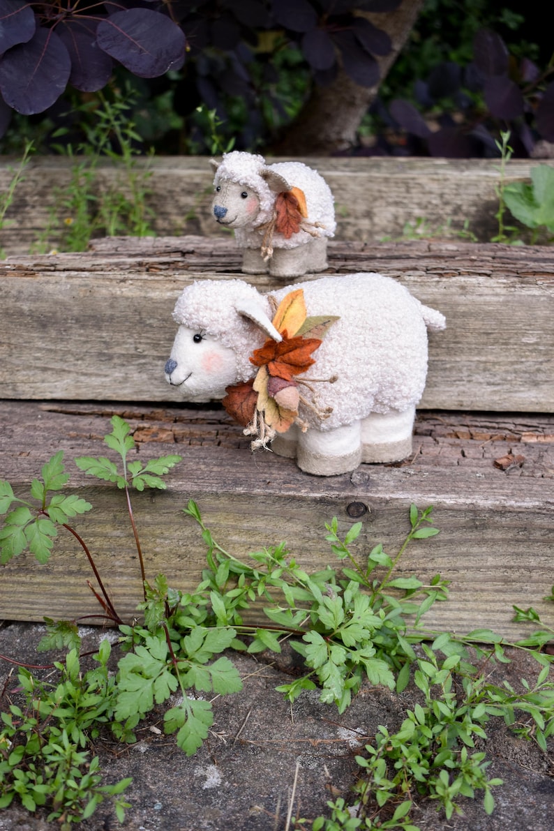 Forest Sheep - Full Kit - Stitch Two Woolly Felt Sheep | Simple to Sew ...