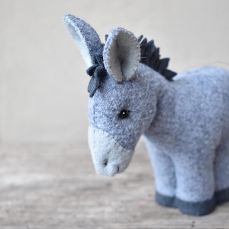 Felt Nativity Camel and Donkey Sewing Pattern | Pattern Only | Little ...
