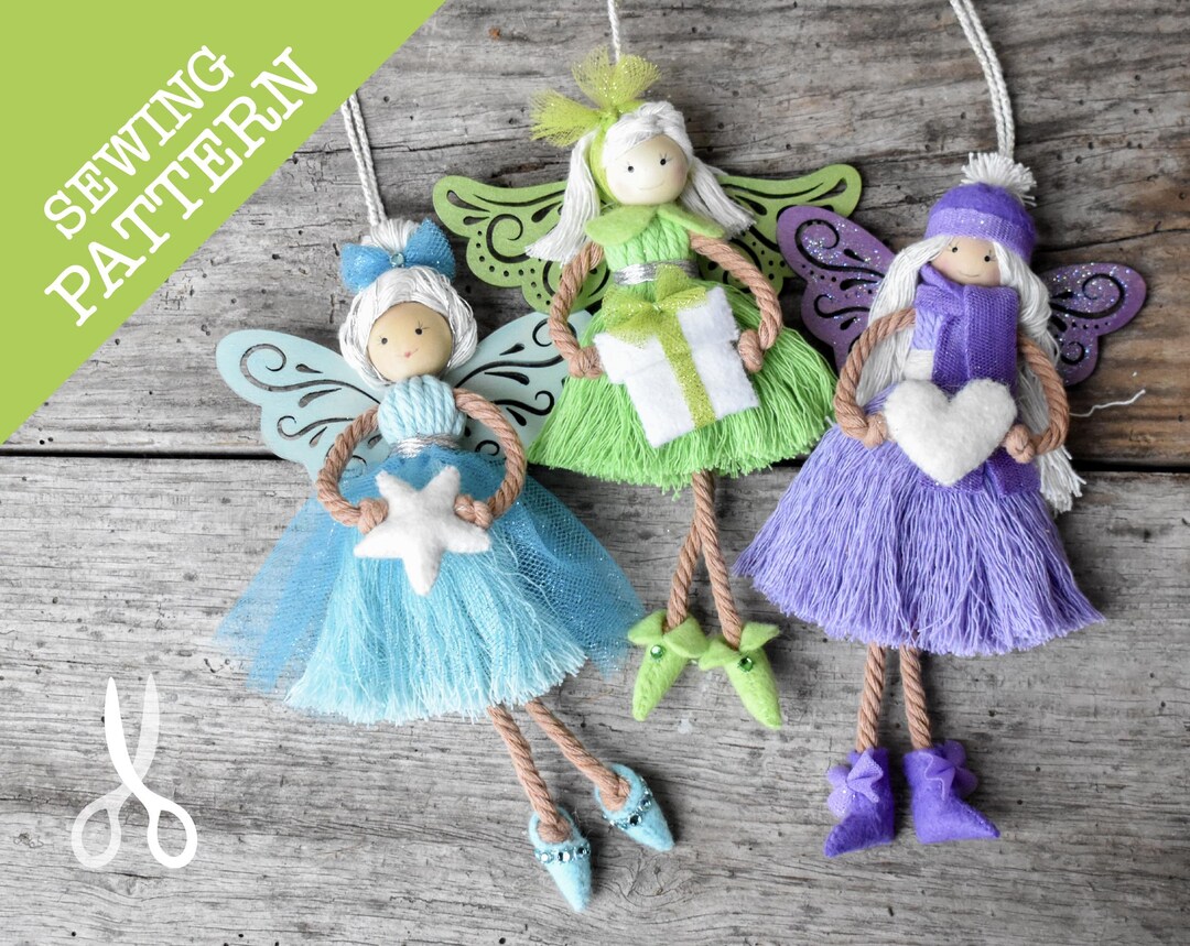 Fairy Flight - Sewing Pattern | Craft Three Yarn Doll Fairies ...