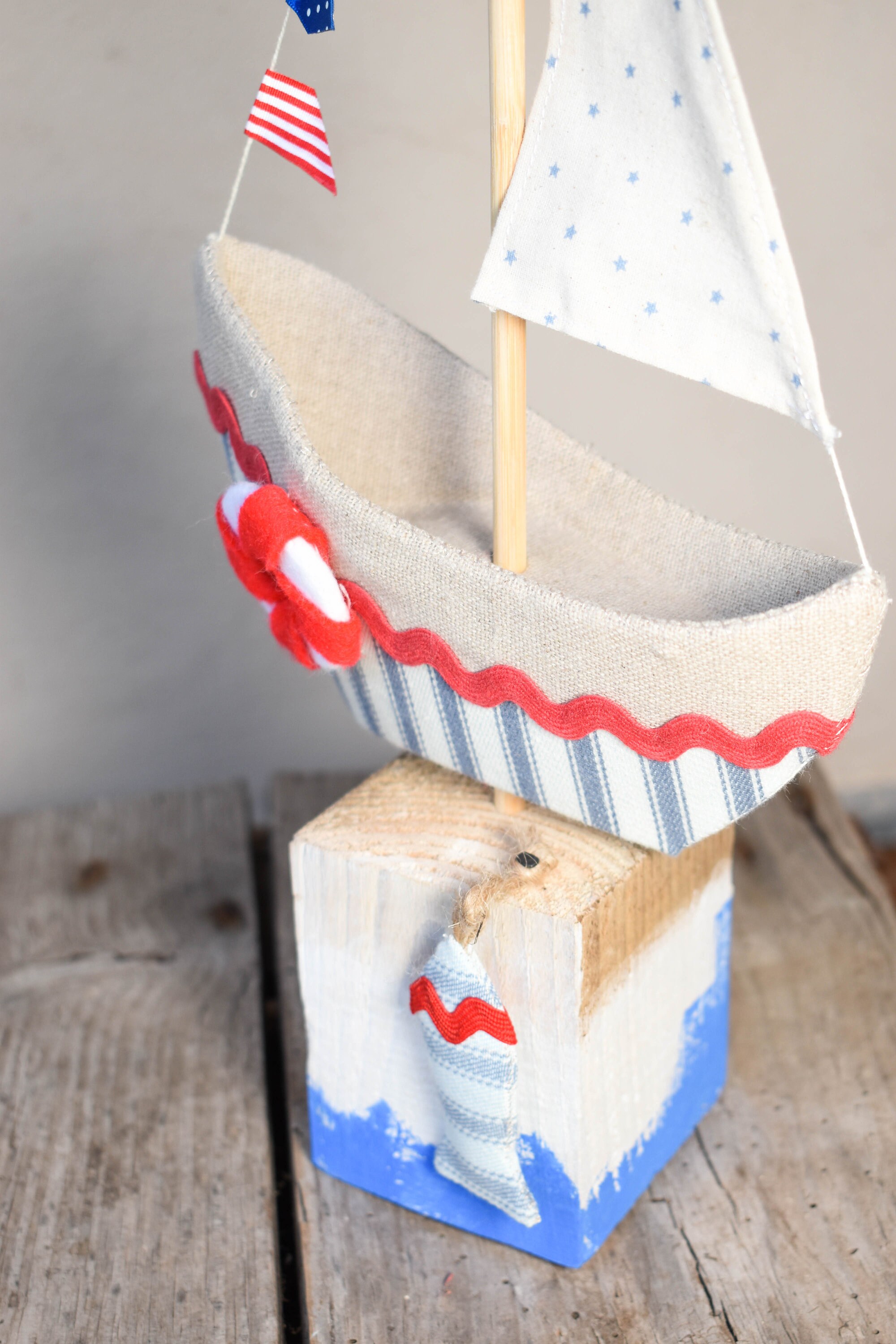 Sew and Set Sail - A Quality Sewing Pattern to Make a 3D Sailing Boat ...