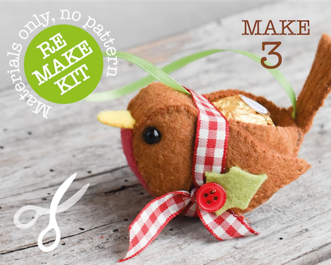 Rockin' Robins - Re-make Kit to Stitch Three More Chocolate Treat Tree ...