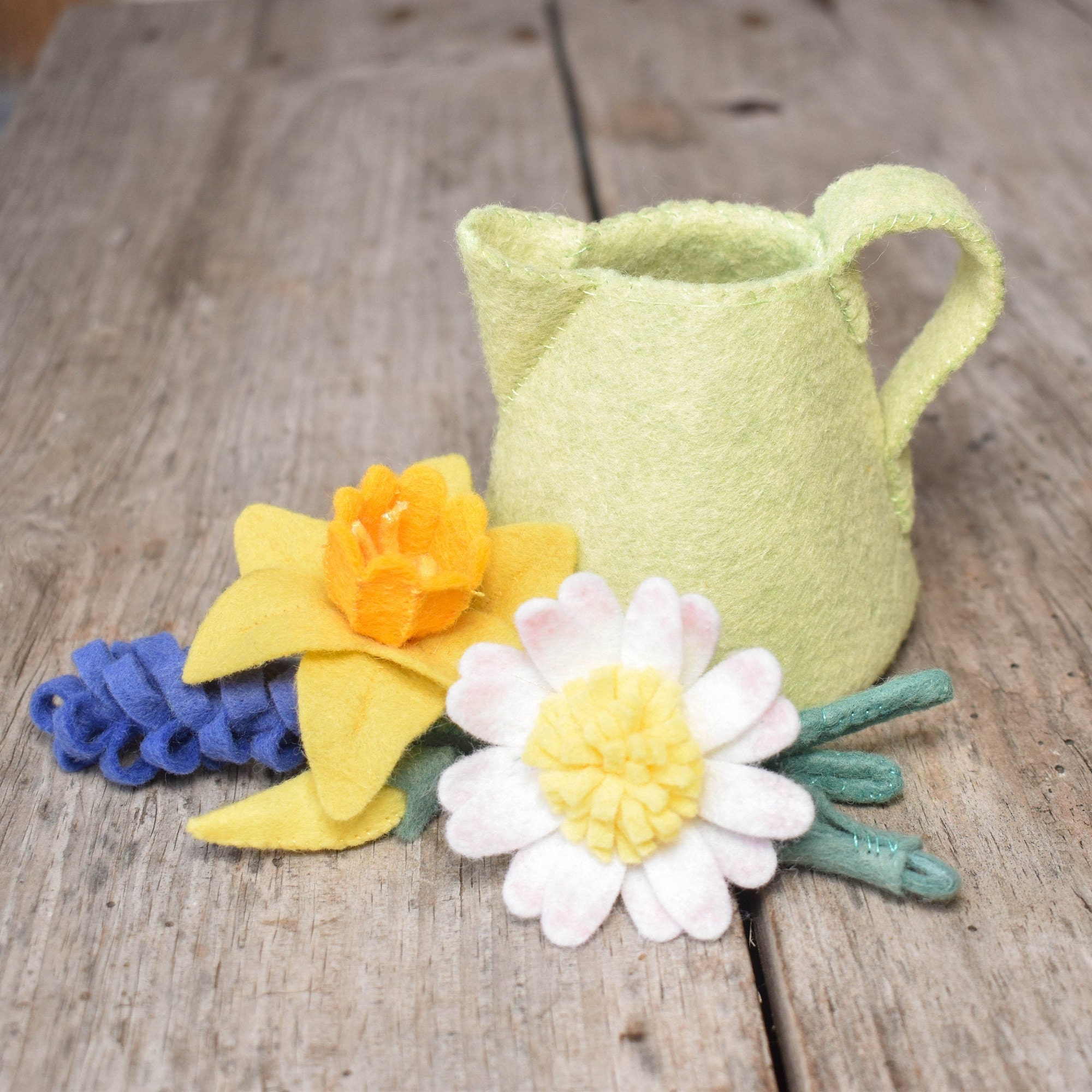 Spring Blooms Felt Flower Sewing Pattern | Etsy