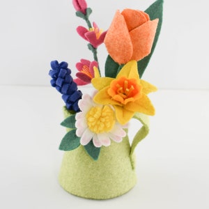 Spring Blooms - Felt Flower Sewing Pattern - Etsy