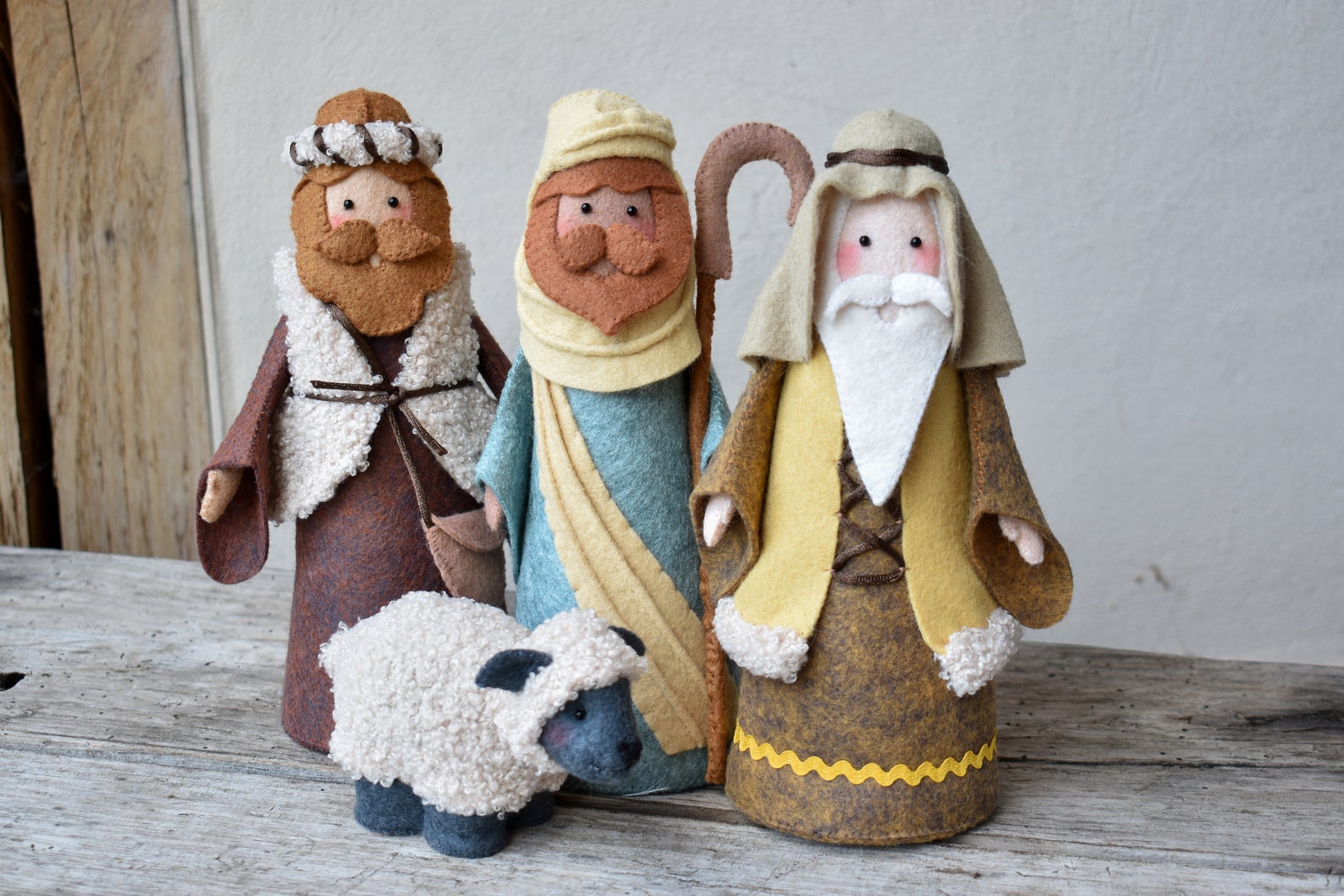 While Shepherds Watch - PDF Sewing Pattern | SVG Files | Felt Nativity ...