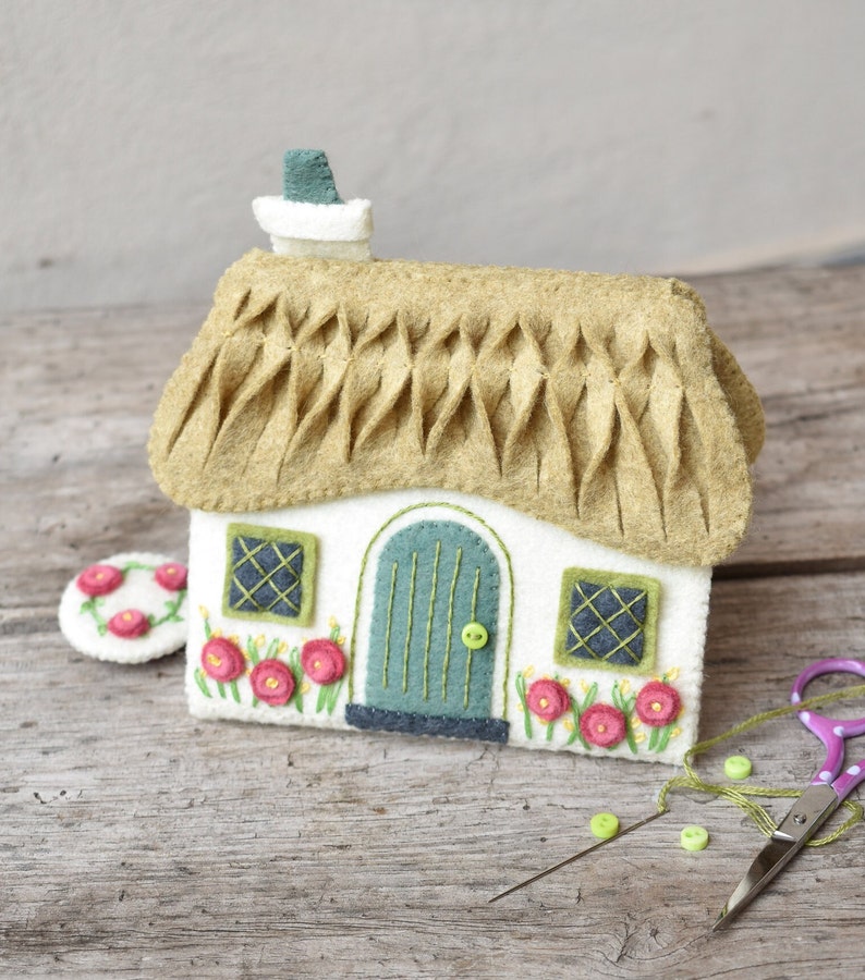 Barna Croft Sewing Pattern - Stitch a Charming Thatch Cottage Needle ...