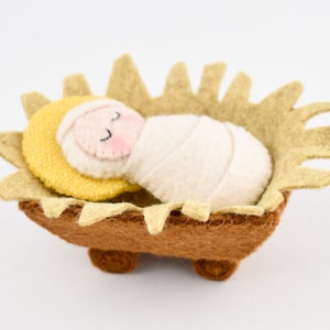 Away in a Manger - PDF Sewing Pattern | SVG Files | Felt Nativity ...