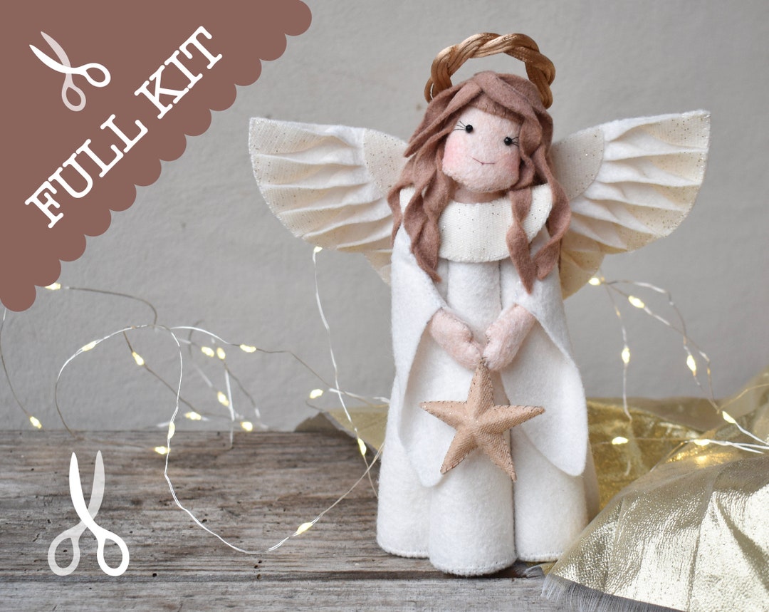 Hark the Herald Angels Sing - Felt Sewing Kit | Felt Nativity ...