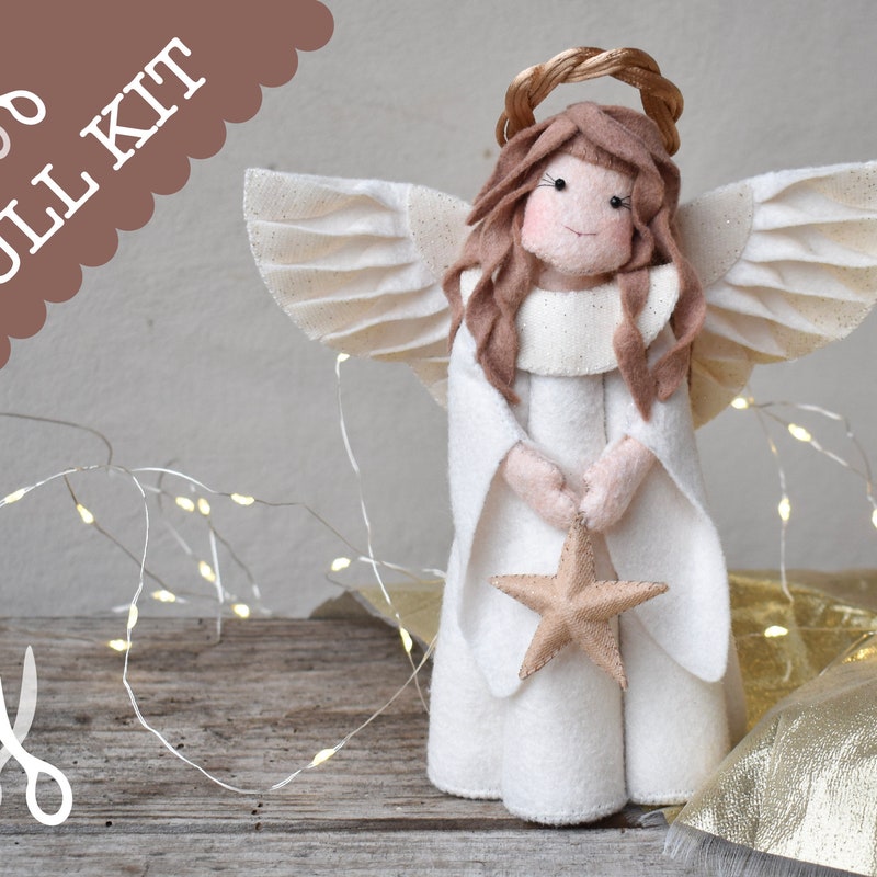 Angel Tree Decoration Felted - Etsy UK