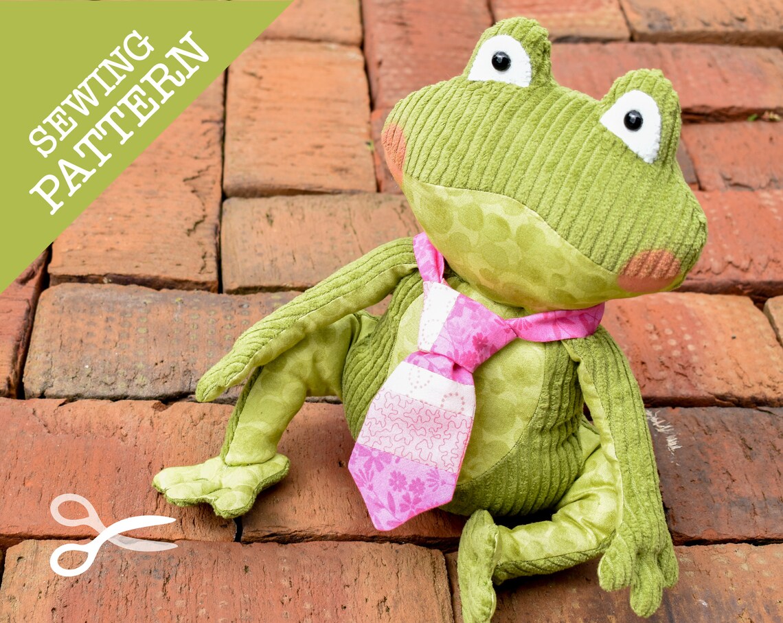Alberto the Frog A Quality Sewing Pattern to Make an - Etsy