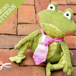 Alberto the Frog - A Quality Sewing Pattern to Make an Adorable Frog ...
