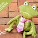 Alberto the Frog A Quality Sewing Pattern to Make an Adorable Frog Just ...