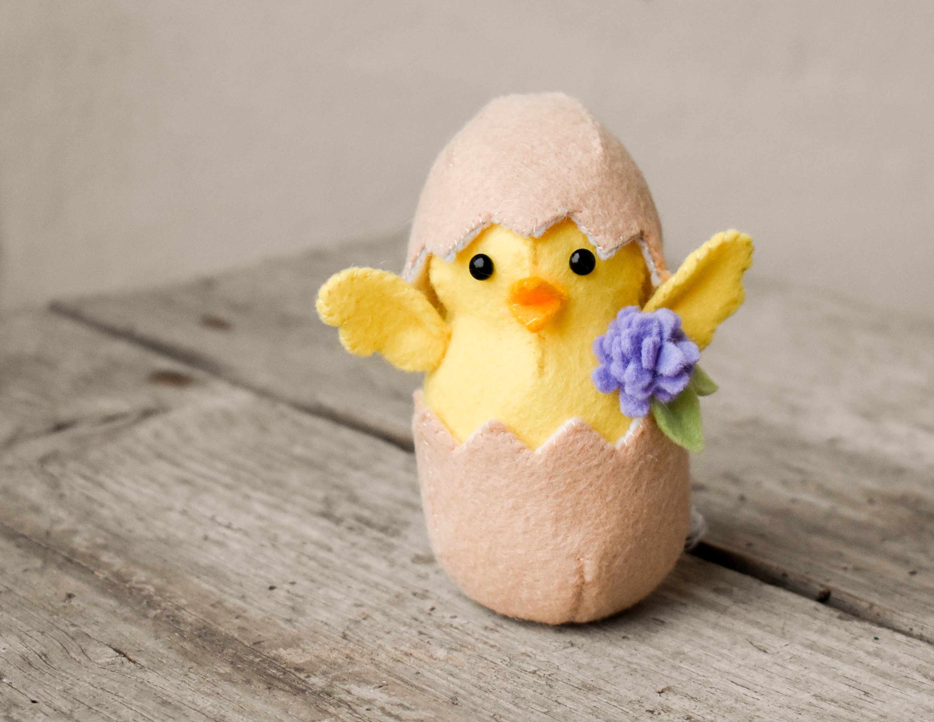 Chickadee: A Sewing Pattern to Make a Cute Felt Chick - Etsy UK